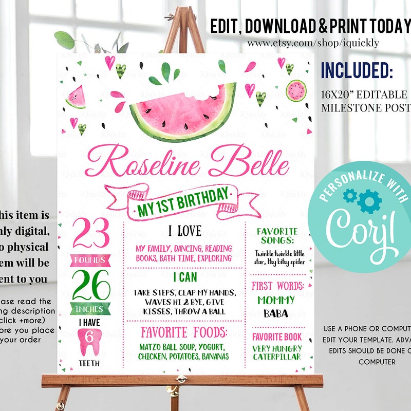 Watermelon Poster - Etsy