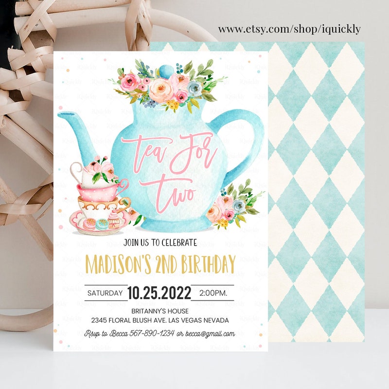 Church Tea Party Invitation - Etsy