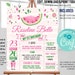 Watermelon Milestone Birthday Poster, EDITABLE First Birthday ...