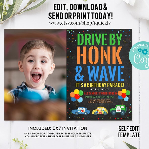 Drive by Party - Etsy