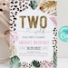 Editable Two Wild Leopard Print Jungle Birthday Party - Etsy