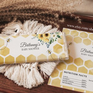Editable Bee Chip Bag Label Template What Will Baby Bee Labels Sized to ...