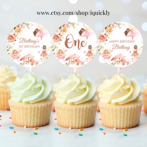 Fairy Bottle Label EDITABLE Girl Wildflower Water Bottle Labels Fairies ...