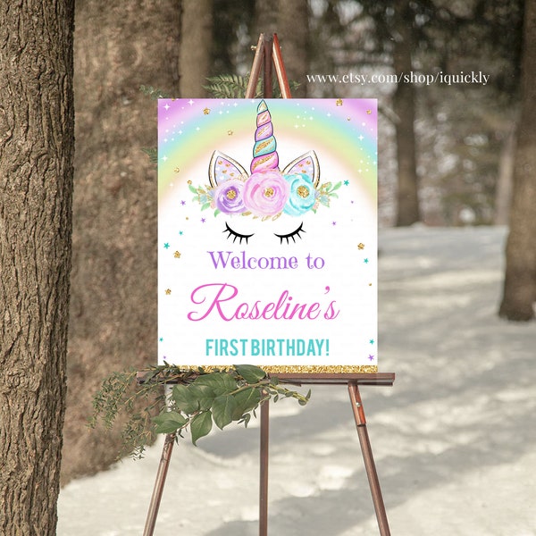 Unicorn Yard Sign - Etsy