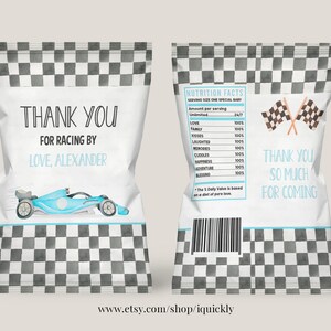 EDITABLE Two Fast Candy Bar Wrapper Chocolate Bar Wrappers Racecar ...