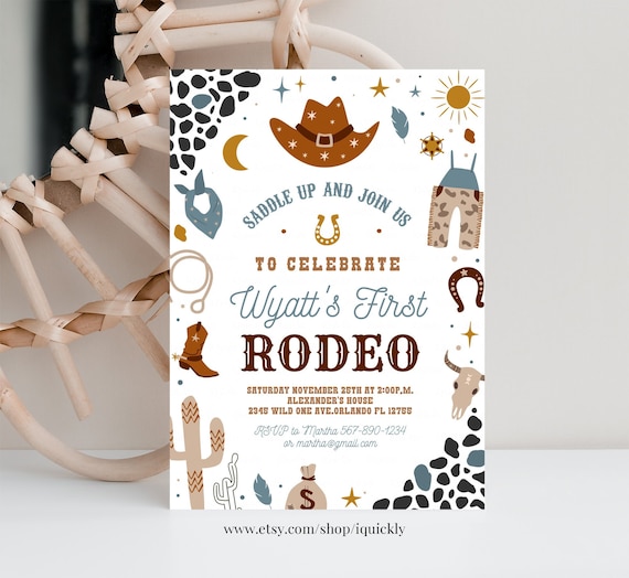 Rodeo Party Invitation Ideas Birthday Invitation Ideas For Any Age And
