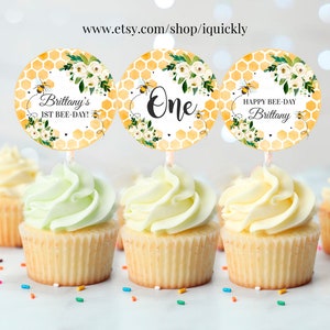 Editable Bee Bag Label Template Honey Bee Party Labels Sized to Print ...