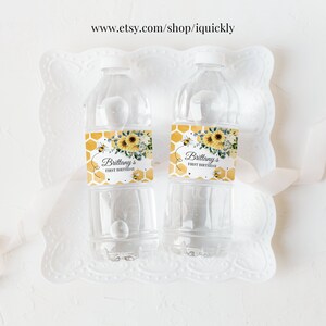 Editable Bee Party Decorations Honey Bee Package Birthday Sweet to Bee ...