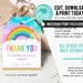 EDITABLE Rainbow Food Tags Buffet Label Tent Card Food - Etsy
