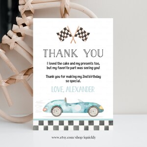 Editable Fast One Birthday Cupcake Toppers Racecar Party Cake Toppers ...