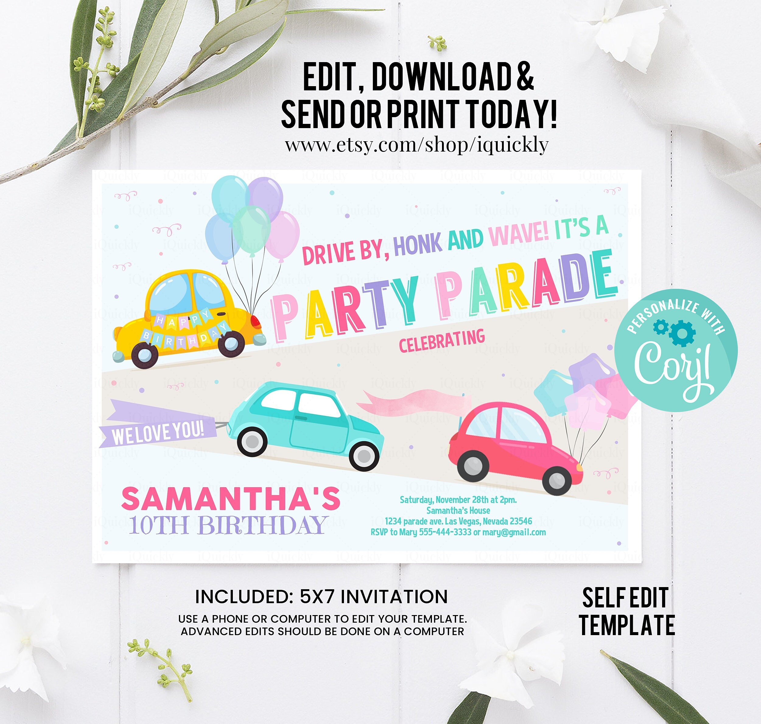 Invitations Invitations & Announcements Social Distance Celebration ...