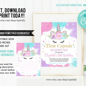 EDITABLE Unicorn Favor Tags, Thank You Tags, Gift Tags, Unicorn Party ...