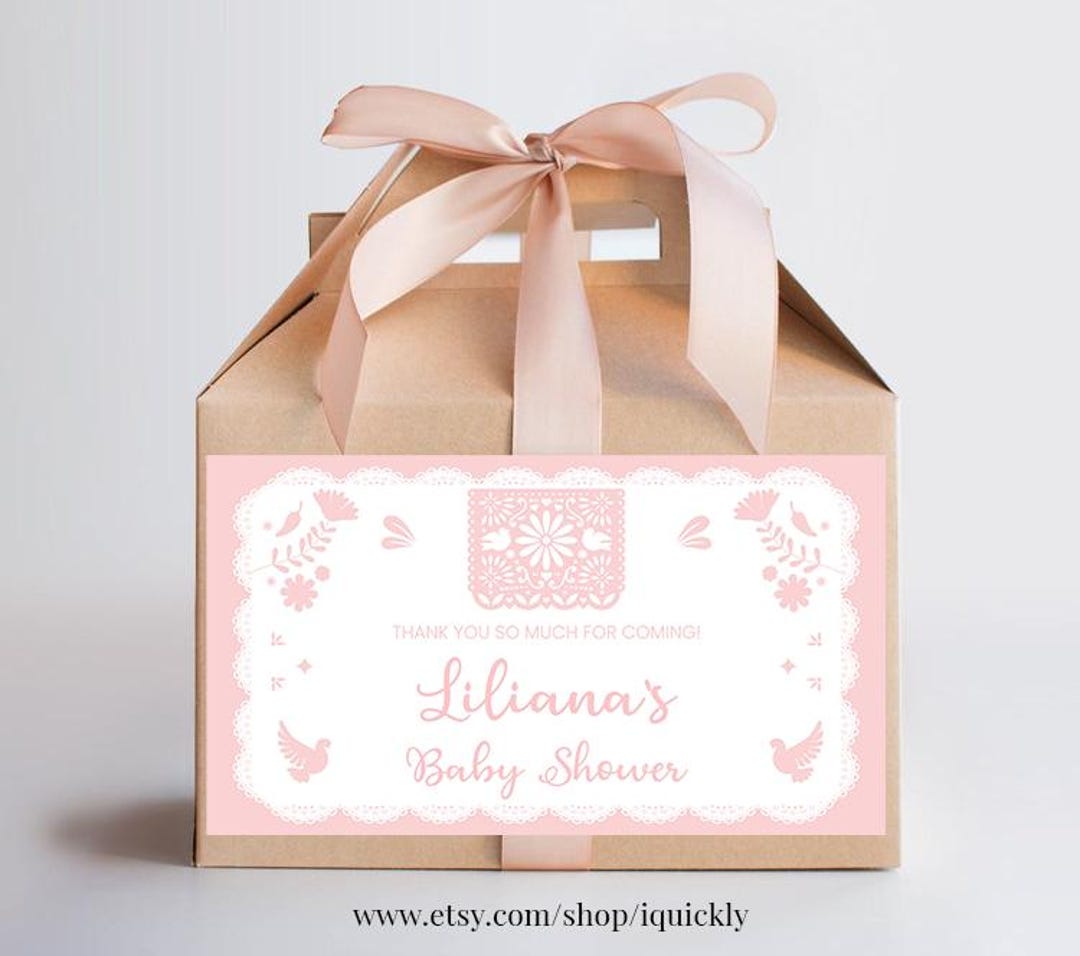 Cielito Lindo Box Pary Favor Label Editable Talavera Barro Mexican ...