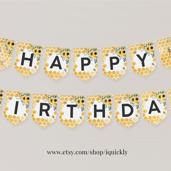 Bee Birthday Decorations - Etsy