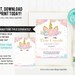 Editable Unicorn Welcome Sign, Unicorn Party, Unicorn Birthday, Magical ...
