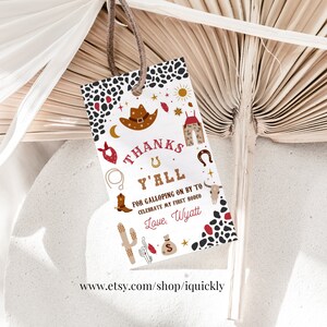 EDITABLE My First Rodeo Birthday Party Signs Cowboy Welcome Sign ...