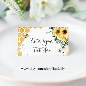 Editable Bee Party Decorations Honey Bee Package Birthday Sweet to Bee ...