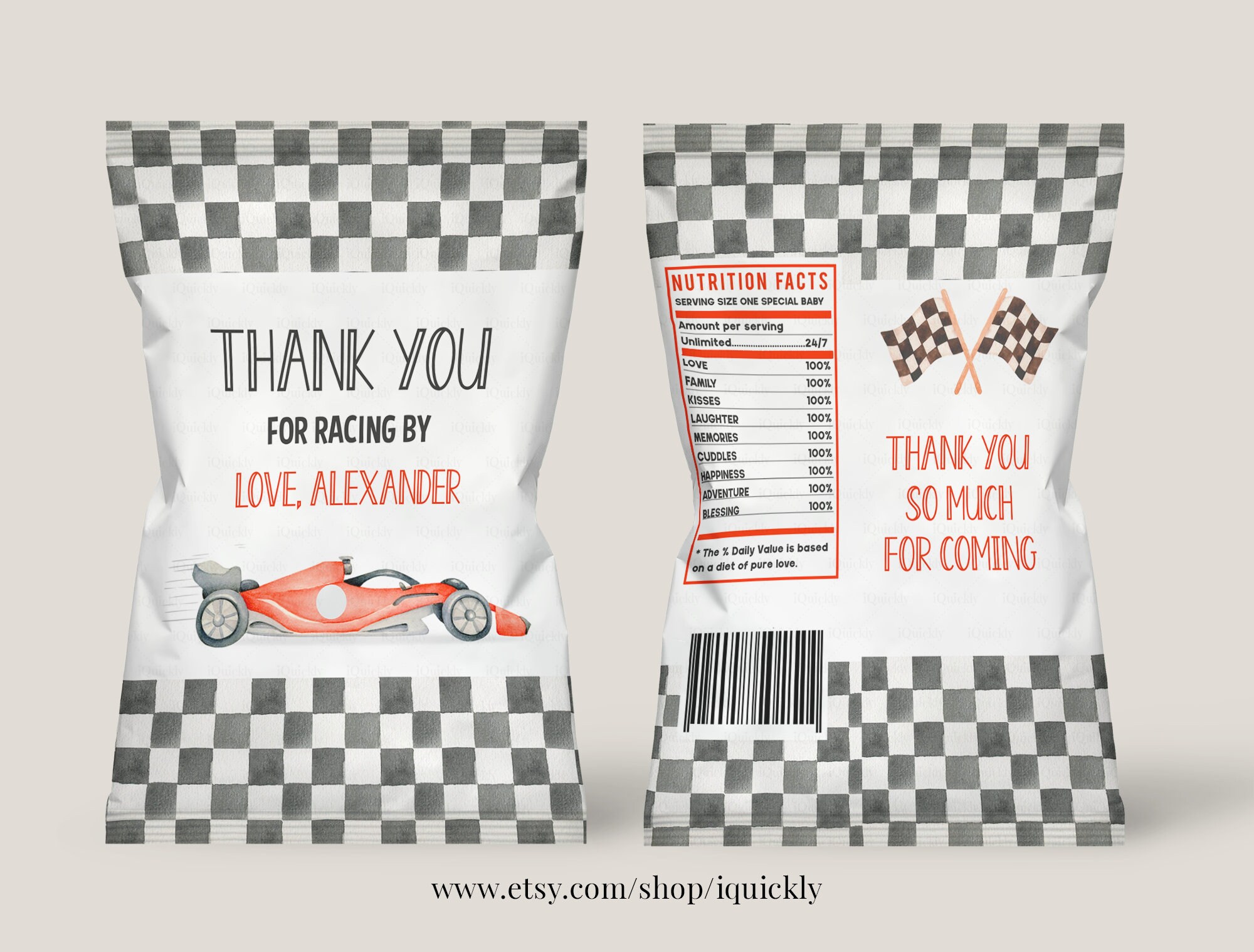 EDITABLE Two Fast Candy Bar Wrapper Chocolate Bar Wrappers Racecar ...