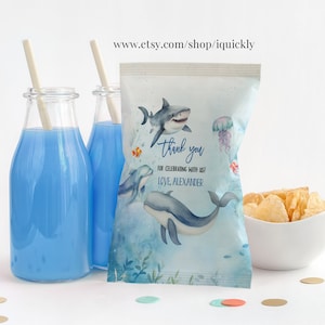 Editable Under the Sea Water Bottle Personalized Oneder the Sea Bottle ...