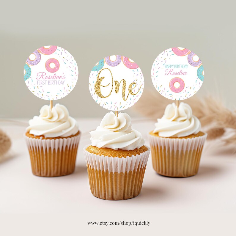 Editable Donut Chip Bag Label Template, Doughnut Party Printable ...