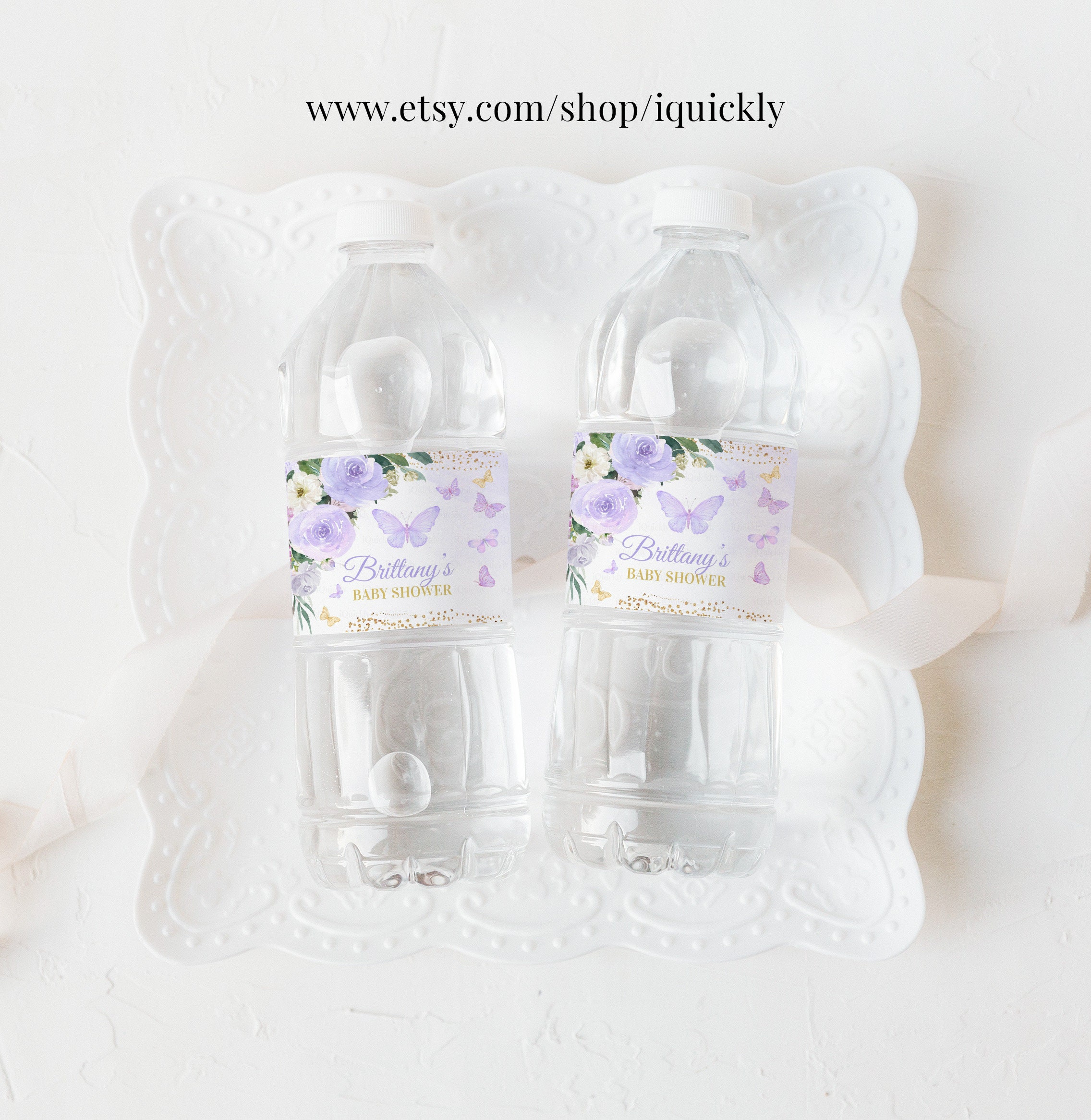 EDITABLE Butterfly Candy Bar Wrapper Purple Butterfly Chocolate Bar ...