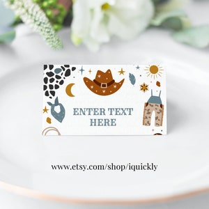 My First Rodeo Milestone Birthday Poster EDITABLE Cowboy First Birthday ...