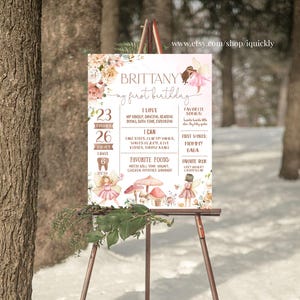 Editable Fairy Bag Label Template Garden Floral Party Labels Sized to ...