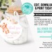 EDITABLE Teddy Bear Baby Shower Food Tags, Buffet Label, Tent Card Food ...