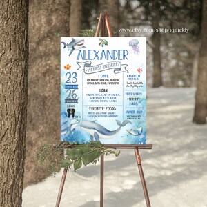 Editable Under the Sea Birthday Favor Tags Oneder the Sea Thank You ...