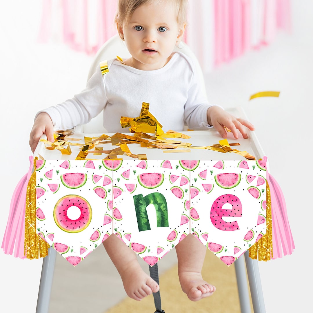 High Chair One Banner
