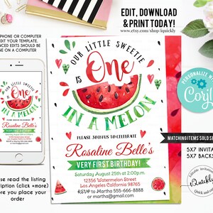 EDITABLE Watermelon Food Tags, Red Buffet Label Tent Card Food Labels ...