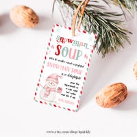 Snowman Soup - Etsy