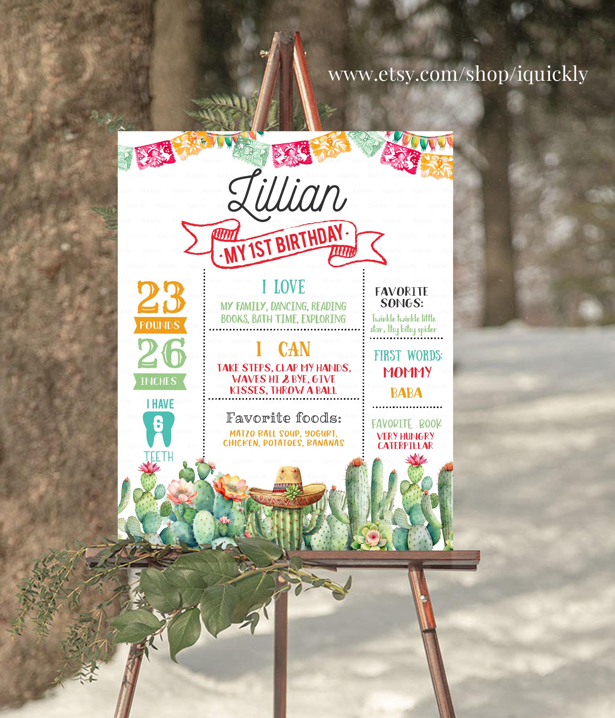 EDITABLE Fiesta Food Tags, Three Esta Party Buffet Label Mexican Tent ...