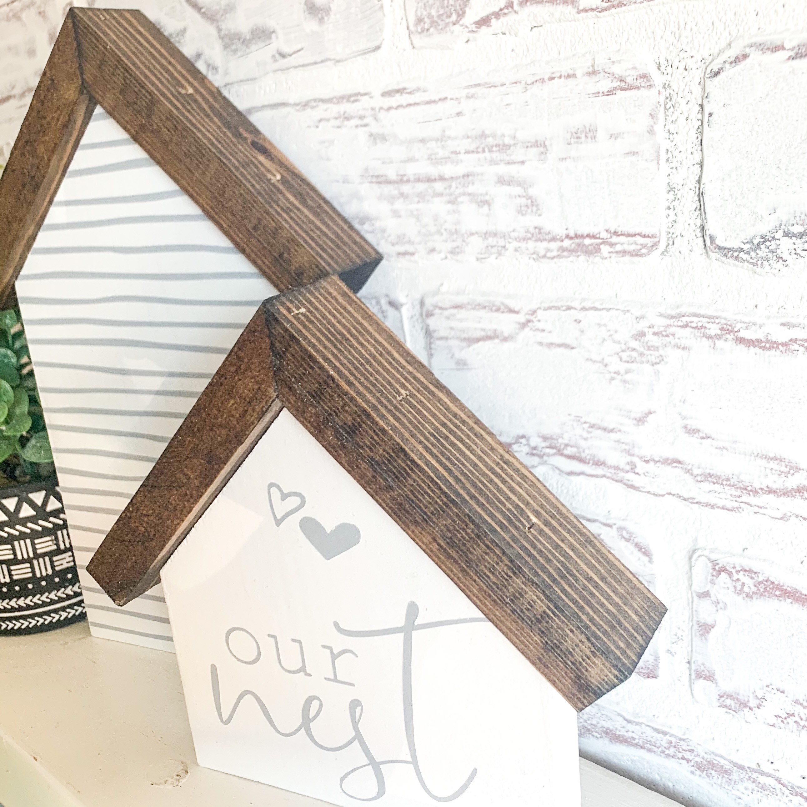 Our Nest House Wood Sign Farmhouse Sign Rustic Home Decor - Etsy