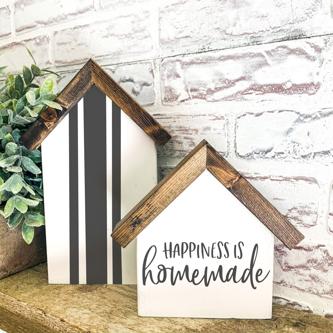 Happiness is Homemade House Wood Sign, Farmhouse Sign, Rustic Home ...
