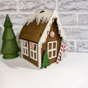 DIY Gingerbread House, Craft Kit, Make Your Own Christmas Craft - Etsy