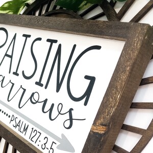 Raising Arrows Wood Sign, Farmhouse Sign, Rustic Home Decor, Signs for ...