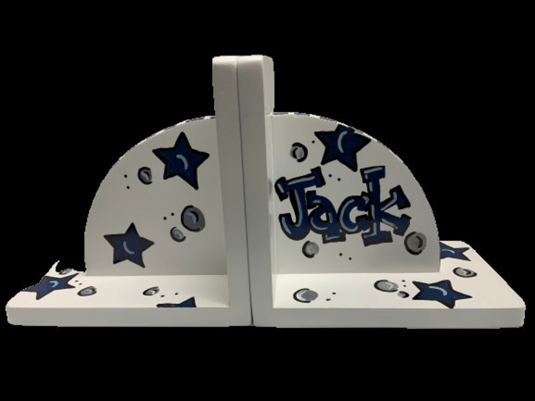 Kids Personalized Book Ends - Etsy