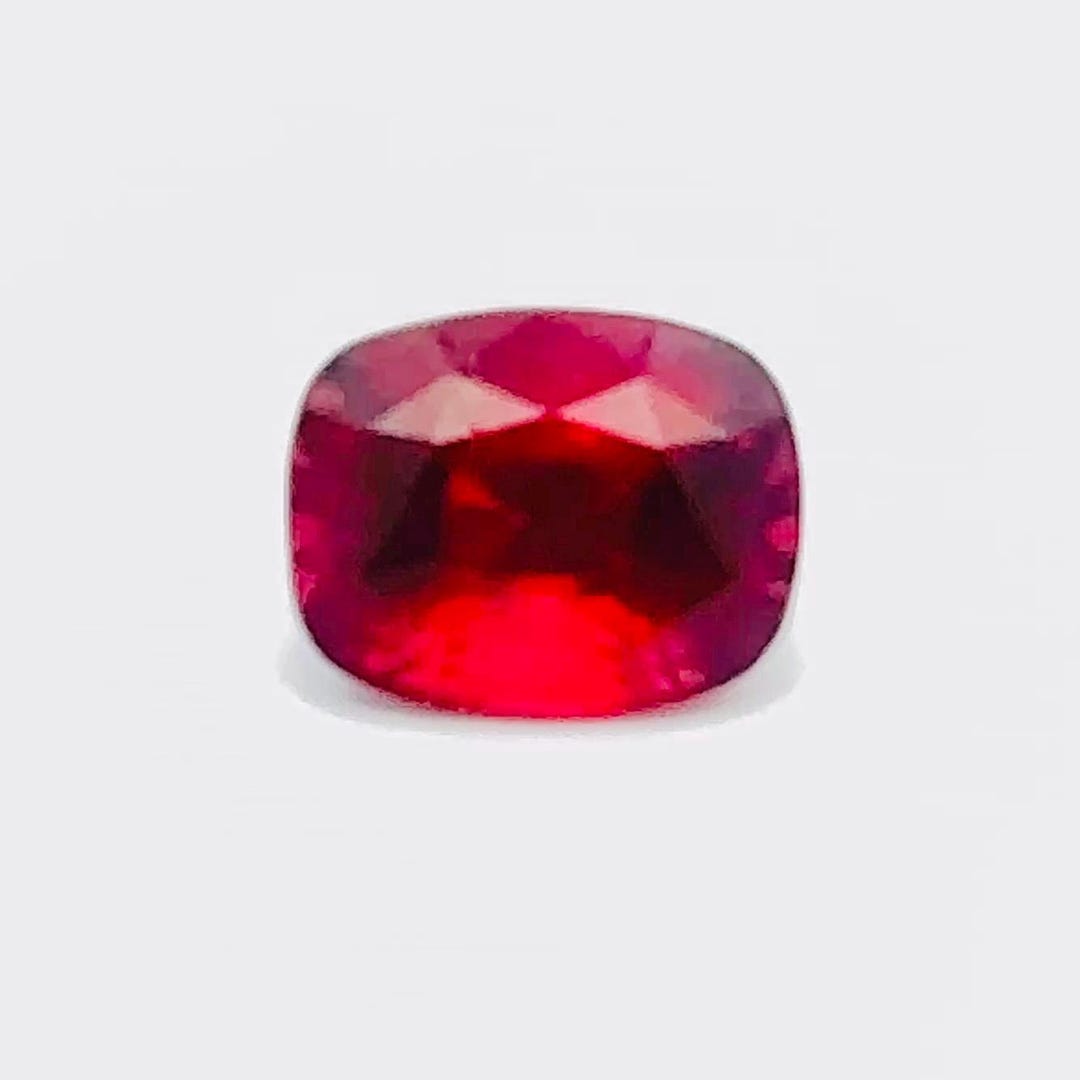 2.30ct Radiant Cut Red NO Heat Ruby Loose Stone - Etsy