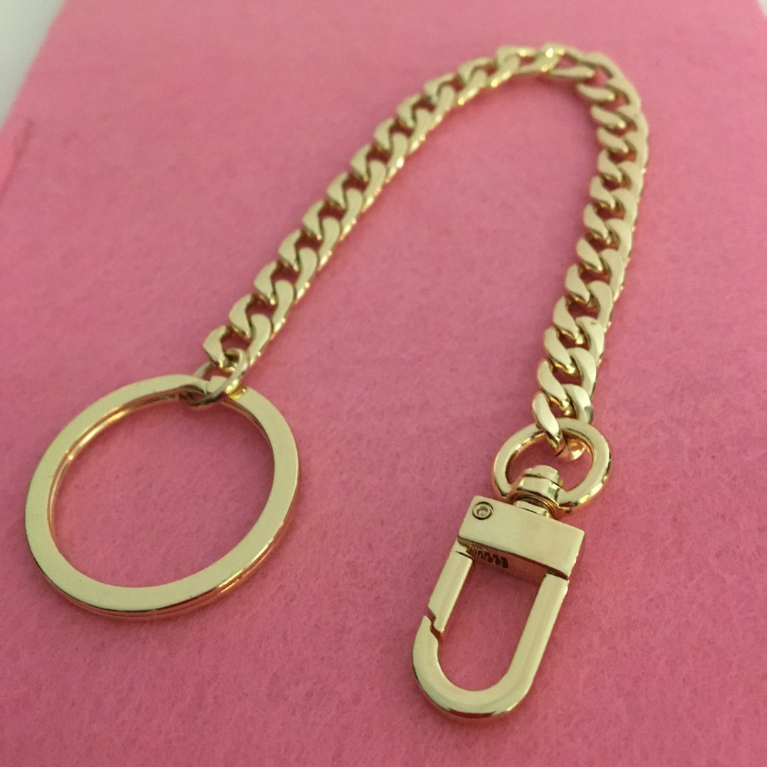 Gold Bag Charm Key Chain Bag Chain Curb 9mm Gold Purse Chain for ...