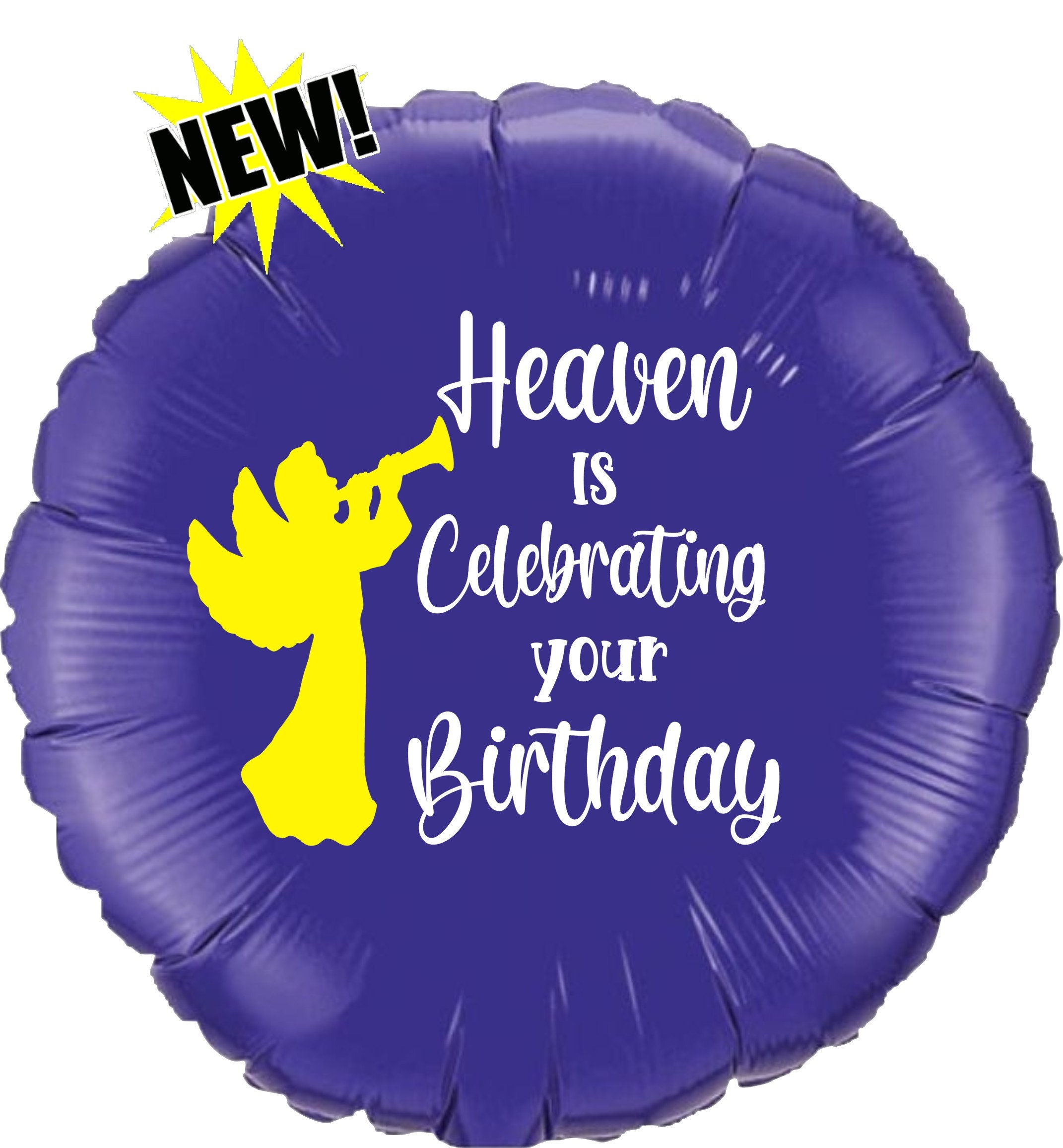 Balloons Happy Birthday In Heaven Shop Happy Heavenly Birthday