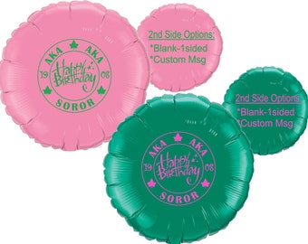 Sisterhood, Greek, Sorority, Alpha, AKA, Personalized Mylar Balloons ...