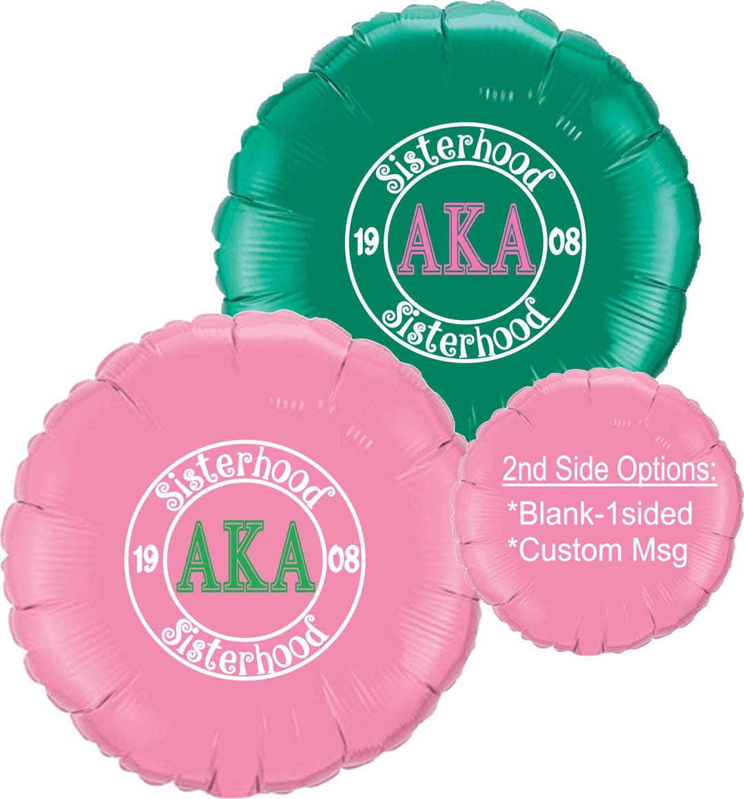 Sisterhood, Greek, Sorority, Alpha, AKA, Personalized Mylar Balloons ...