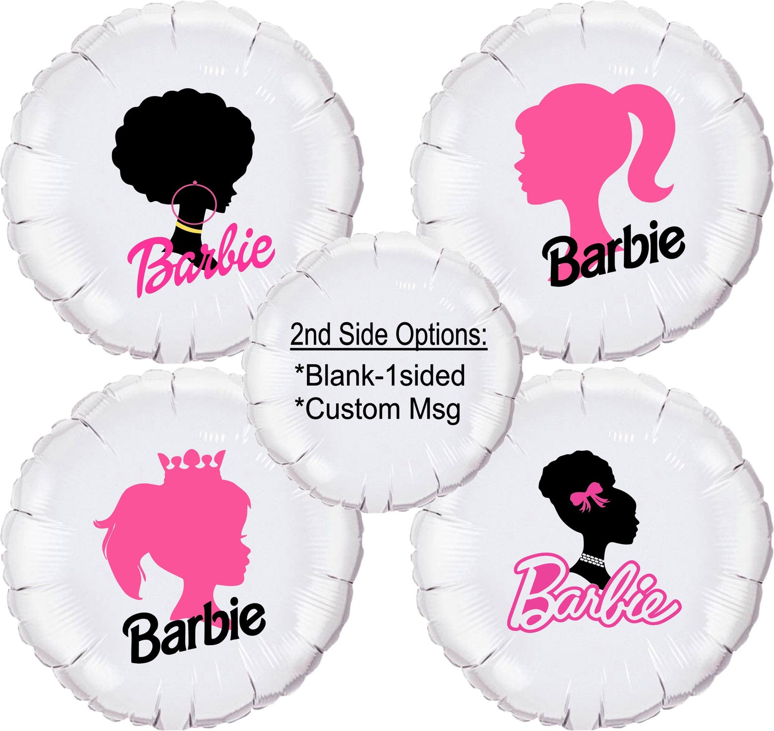 Barbie, Barbie Balloon, Barbie Party, Customized Mylar Balloons - Etsy