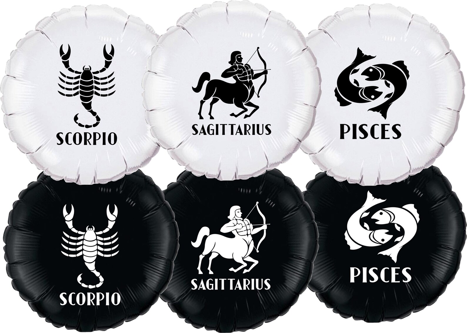 Zodiac Signs Astrology Birthday Mylar Balloons - Etsy