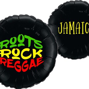 Jamaica - Rasta Vibes, Roots, Rock, Reggae Mylar Balloon - Etsy
