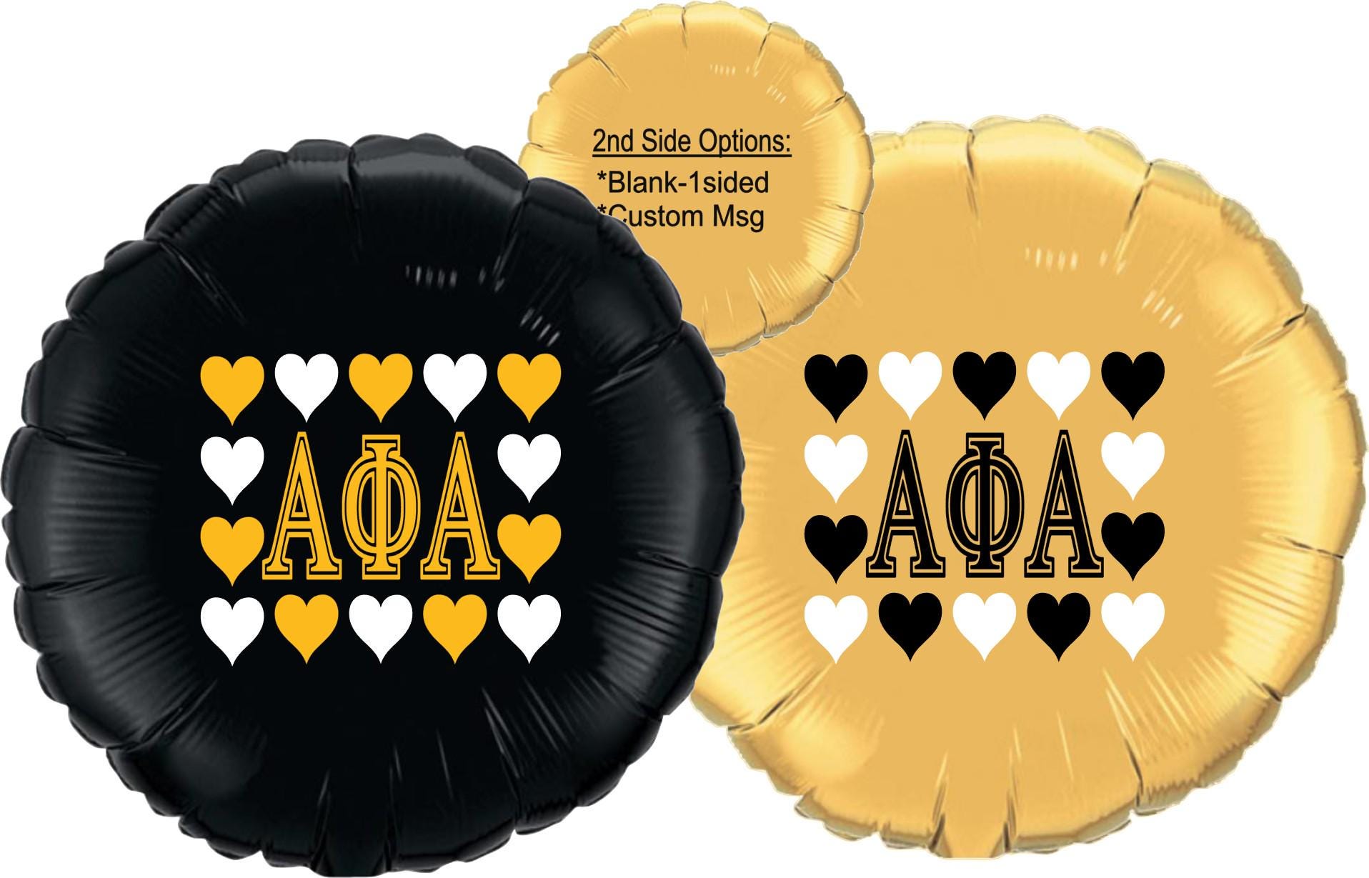 Greek Fraternity, Alpha, Personalized Mylar Balloons , Customized Mylar ...