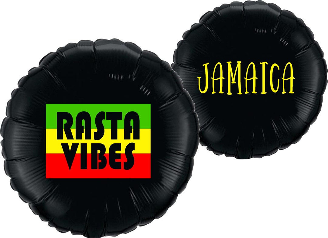 Jamaica - Rasta Vibes, Roots, Rock, Reggae Mylar Balloon - Etsy