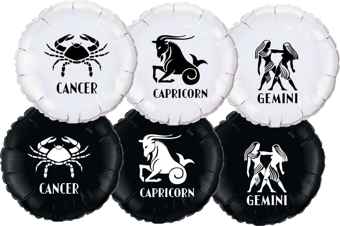 Zodiac Signs, Astrology Birthday Mylar Balloons, Personalized ...