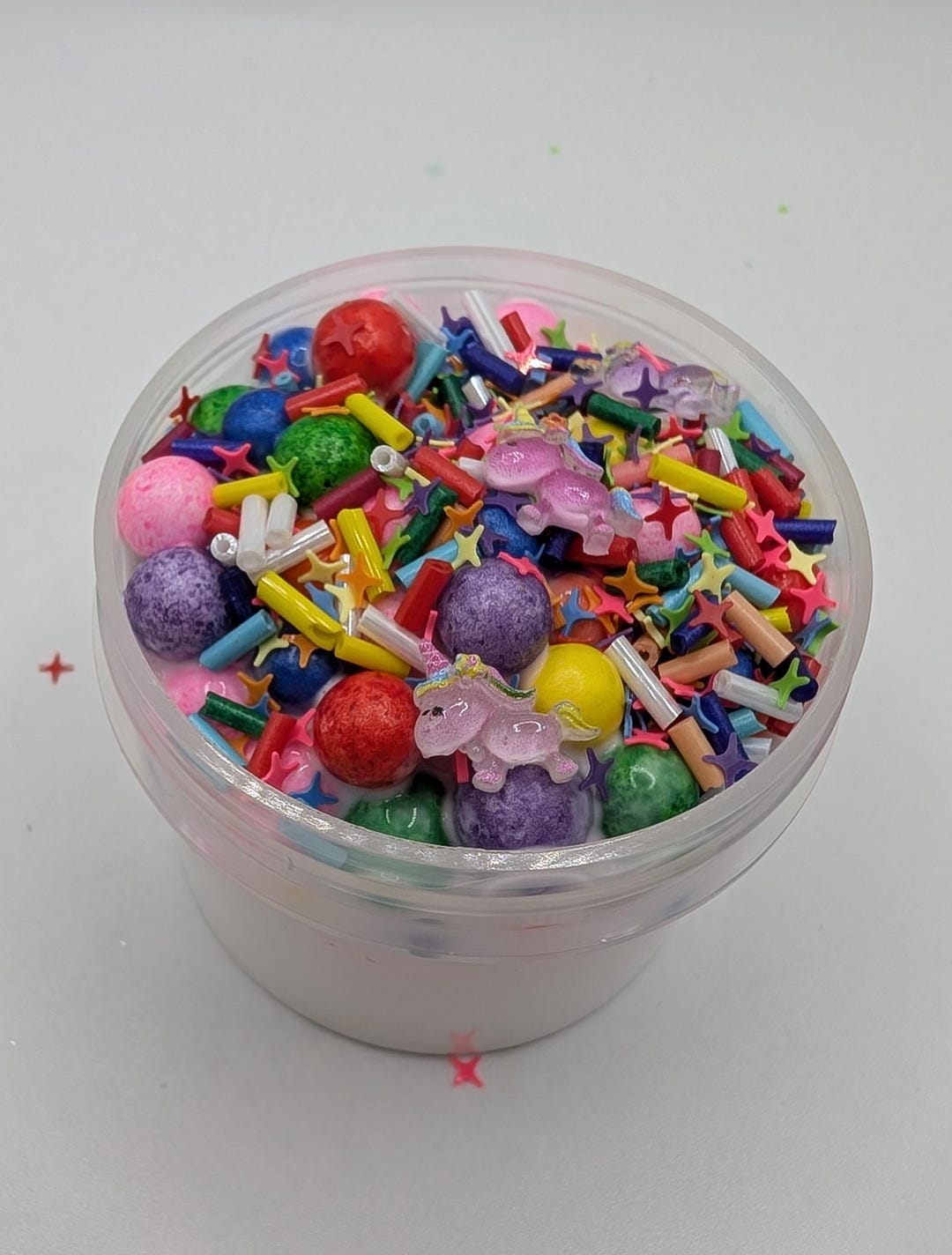Chunky Rainbow Floam Slime: Scented Sensory Play With Unicorn Sprinkles ...